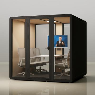 China Portable and Movable Office Pod with W2300*D2200*H2300mm Dimensions and STC35dB(±5dB) Soundproofing for sale