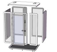 China Modular Prefab Office Pod Sound Insulation Two Person Pod 550KG for sale