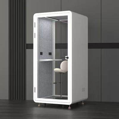 China Modular 1 Person Pod Easy Assembly Soundproof Single Person Booth for sale