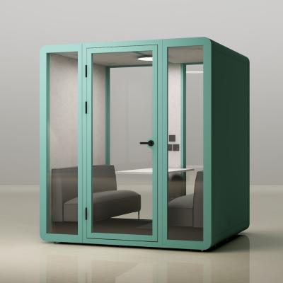 China Customizable STC35dB High Soundproofing Level Office Pod Soundproof Booth for sale