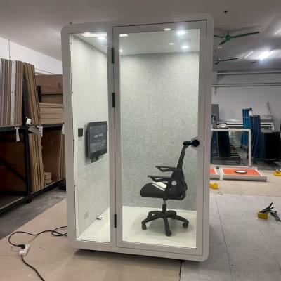 China STC35dB Soundproof Booth with 5-Year Warranty and Wheelchair Accessible Modern Meeting Pod for sale