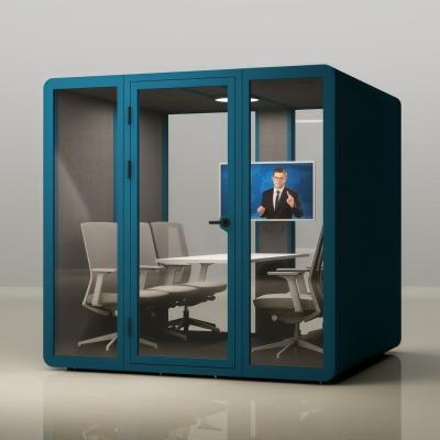 China STC35dB Soundproof Modular Meeting Pod with Integrated Ventilation for Office Privacy for sale