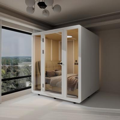 China Portable Soundproof Booth with Easy Assembly and Compact 200x90x60cm Dimensions for Office Sleeping Pod for sale