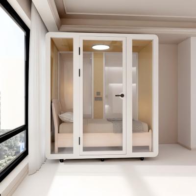 China Acoustic Booth Sleeping Pod with 7-Layer Acoustic Structure 7 Main Components and 5 Year Warranty for sale