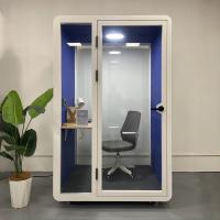 China Portable Acoustic Phone Booth Karaoke Modern Privacy Booth For Open Office for sale