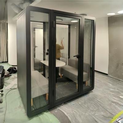 China Modern Soundproof Work Pod with 35±5dB Sound Insulation and 7-Layer Acoustic Structure for Corporate Meetings for sale
