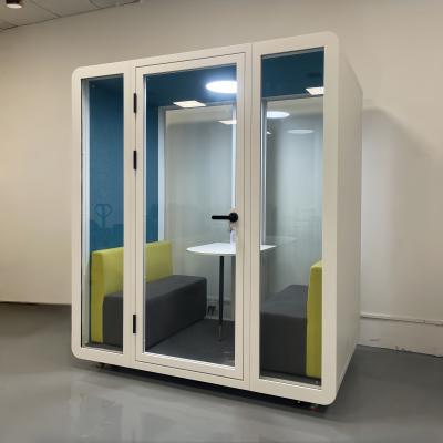China Soundproof Acoustic Booth with 35dB Sound Insulation and Easy Assembly Prefabricated Pod for sale
