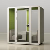 China Soundproof Booth with 35dB Sound Insulation 7-Layer Acoustic Structure and 5 Year Warranty Meeting Pod for sale