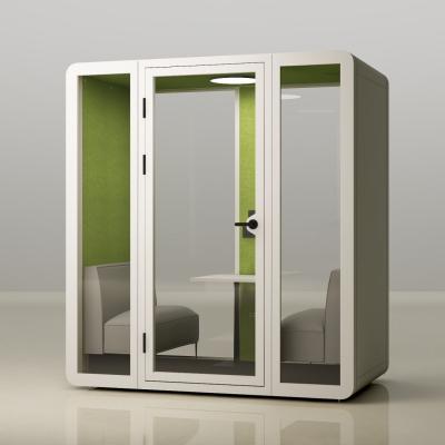 China Soundproof Booth with 35dB Sound Insulation 7-Layer Acoustic Structure and 5 Year Warranty Meeting Pod for sale