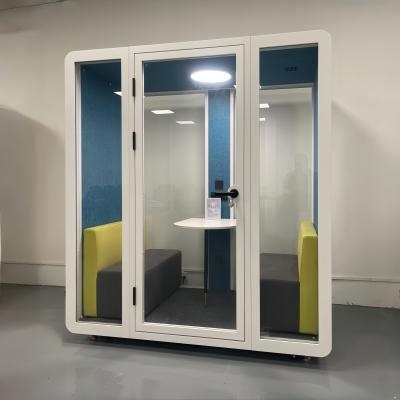 China Portable Acoustic Booth with 35dB Sound Insulation and 7-layer Acoustic Structure for 5 Year Warranty for sale