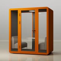 China Soundproof Phone Booth Work Pod with 35dB Sound Insulation and 5 Year Warranty for Portable Office Use for sale