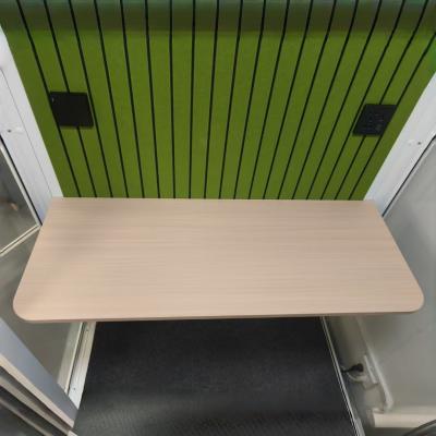 China K140 Table Desk Fully Enclosed Home Office Booth Soundproof Booths For Offices for sale
