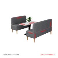 China K218 Bench Sofa Modular Portable Office Furniture Soundproof Office Phone Booth Pods for sale