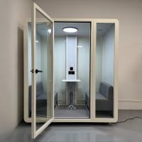China K212 Portable Soundproof Phone Booth with 35±5dB Sound Insulation and 7-Layer Acoustic Structure for Office Pod for sale