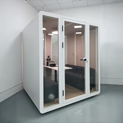 China Soundproof Karaoke Booth with Acoustic Performance STC35dB Fast Installation Movable Office Booth Pod for sale