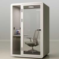 China Fully Enclosed Soundproof Karaoke Booth , Modern Prefab Office Pod 400kg for sale