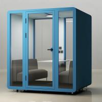 China STC35dB Soundproof Office Pod with Human Entry Sensing and Laminated Glass for Private Meetings for sale