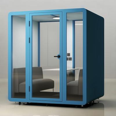 China STC35dB Soundproof Office Pod with Human Entry Sensing and Laminated Glass for Private Meetings for sale