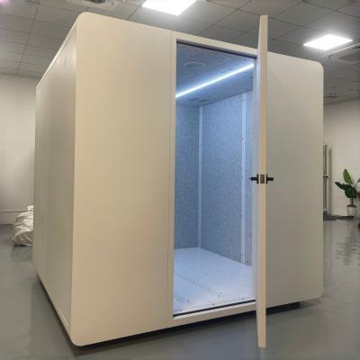 China Office Home Hospital Movable 6-8 People Booth Customized as a Fully Sealed Soundproof Sleeping Booth for sale