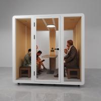 China 35±5dB Soundproof Booth with 5 Year Warranty and No Tools Required Assembly for 6-8 Person Meetings for sale