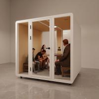 China 35±5dB Soundproof Booth with LED Dimming Control and No Tools Required Assembly for 6-8 People for sale
