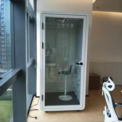China Customizable 380kg Soundproof Office Pod with 7-layer SGS Certification and STC35dB Noise Reduction for sale