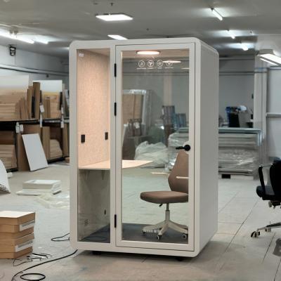 China STC35dB Soundproof Phone Booth Office Pod with Customizable Design and Built-in Ventilation for sale