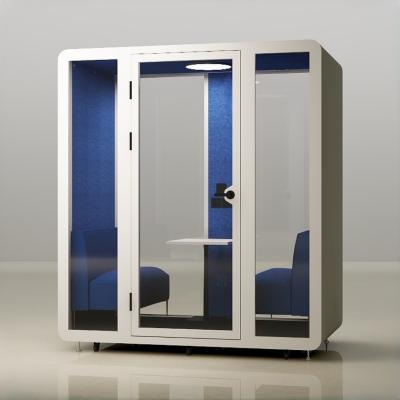 China STC 45 Soundproofing Phone Pod with 7-Layer Acoustic Structure and 5 Year Warranty for Office Meetings for sale