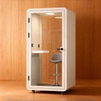 China Soundproof Office Pod K105 Customizable Portable Business Booth Modular Cabin for sale