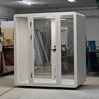 China Modular Phone Booth with 7-Layer Acoustic Structure and STC 45 Soundproofing for Office Meetings for sale