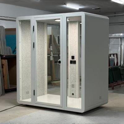 China Soundproof Phone Pod with 7-layer Acoustic Structure and 35±5dB Sound Insulation for Office Phone Booth with 5 Year Warranty for sale
