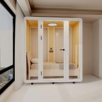 China Customizable Modular Soundproof Booth with STC 45 Soundproofing for Office Phone Pods for sale