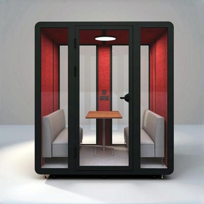 China Customizable STC35dB Soundproof Booth with Fast Installation for Office Pod and Meeting Pod for sale