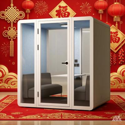 China K218 4 Person Soundproof Meeting Pod with Acoustic Performance Fast Installation and Movable Design for sale