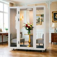 China STC 45 Soundproof Office Pod with 7-Layer Acoustic Structure and 5 Year Warranty Phone Booth for sale