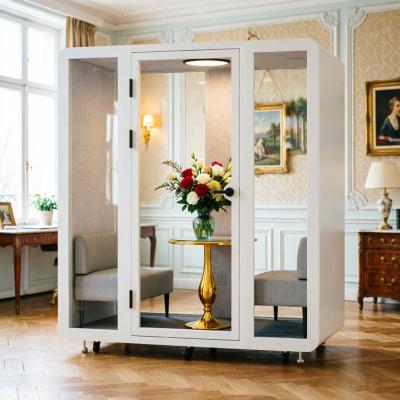 China STC 45 Soundproof Office Pod with 7-Layer Acoustic Structure and 5 Year Warranty Phone Booth for sale