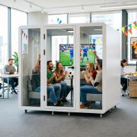 China 35±5dB Sound Insulation Office Pod with No Tools Required Assembly and 5 Year Warranty for sale