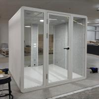 China 6-Person Soundproof Booth with 35±5dB Sound Insulation, 5 Year Warranty, and 7-Layer Acoustic Structure Office Pod for sale
