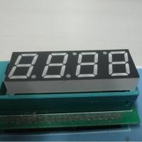 China Four Digit Seven Segment LED Display 50.4x19x8mm 100-120mcd for Microwave Clock and Timer Control for sale