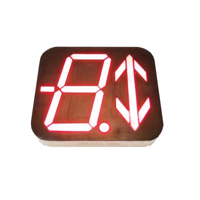 China Custom 1.27-Inch 7-Segment LED Display 40x46x8mm Ultra Red 70-80mcd for Elevator Indicators for sale