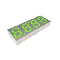 China Yellow Green 4 Digit 0.56inch 7 Segment LED Display White Segment Gray Surface for sale