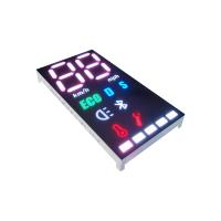 China 35mcd Multicolour Seven Segment LED Display 3 Digit 635nm For Motorcycle Panel Common Anode for sale