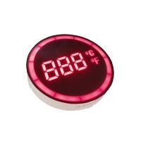 China Round Shape Common Cathode 7 Segment Display Easy Assembly For Temperature Controller for sale