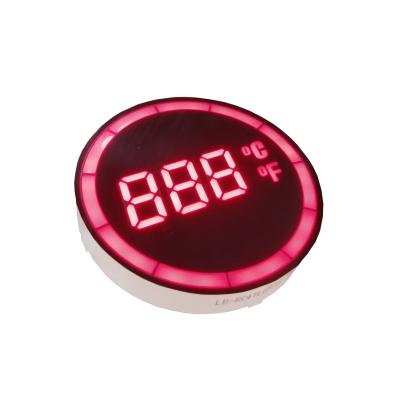 China Round Shape Common Cathode 7 Segment Display Easy Assembly For Temperature Controller for sale