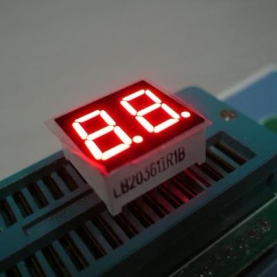 China 0.36 Inch Red Dual Digit 7 Segment LED Displays High Brightness For Electronic Device for sale
