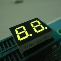 China 0.4 Inch Green Two-Digit 7 Segment LED Display for Instrument Panels - 10,000+ Hour Lifespan for sale