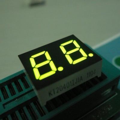 China 0.4 Inch Green Two-Digit 7 Segment LED Display for Instrument Panels - 10,000+ Hour Lifespan for sale