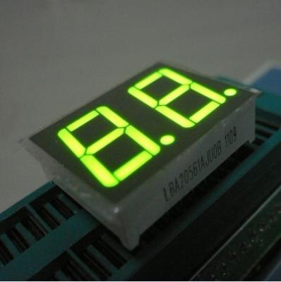 China Low Voltage 2 Digits 7 Segment Led Display Anode Green 0.56 Inch with high quality and various kinds of colors for sale