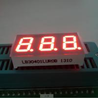 China Triple Digit 7 Segment LED Digital Display 0.40 Inch Common Cathode for Instrument Panel Indicators for sale