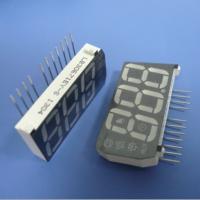 China High Brightness Triple Digit 7-Segment LED Display 17.12mm 37.9x19mm for Refrigerator Indicators for sale